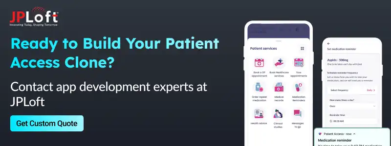 Build an App Like Patient Access: Features, Costs, & Process