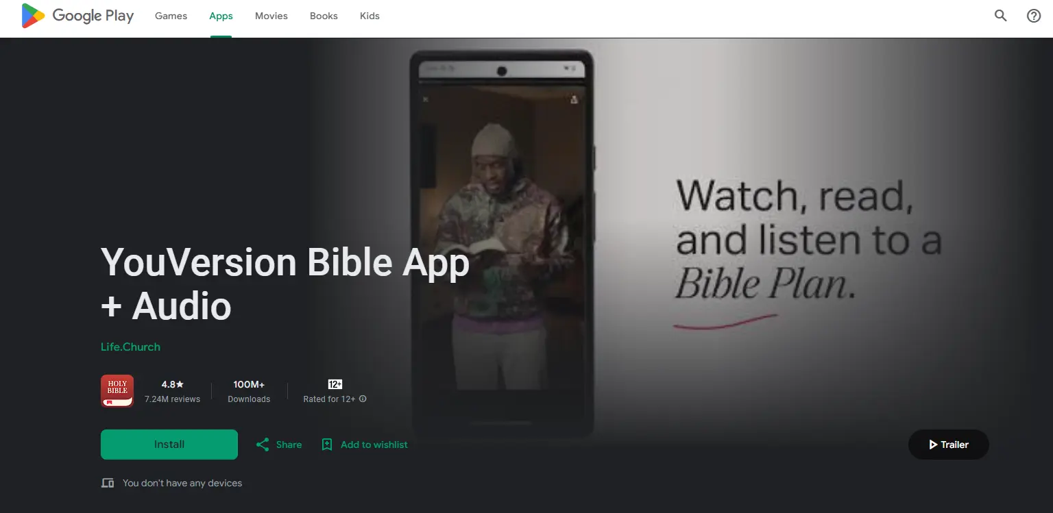 List Of Bible Apps